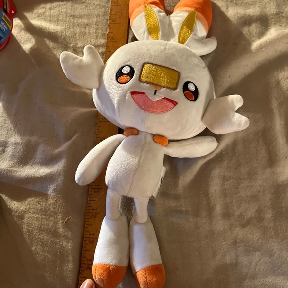 Pokemon | Toys | Pokemon 4 Plush Toy Stuffed Doll Scorbunny Bandai ...